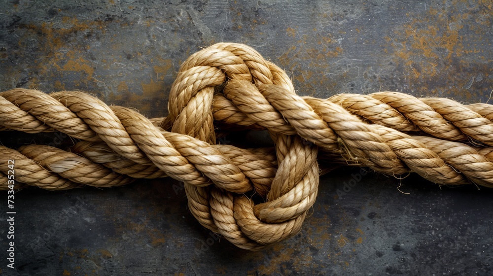 Concept of unity and teamwork is depicted metaphorically through image ...