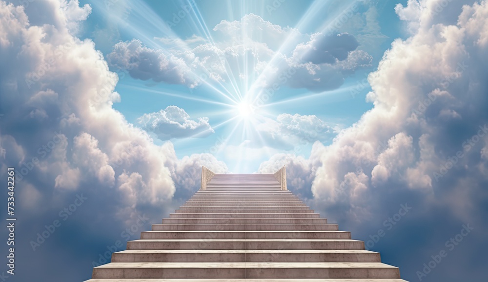 Heavenly Archway: Cloud Photo Backdrop, Gateway to Heaven, Grandparent in Heaven, Spiritual ...