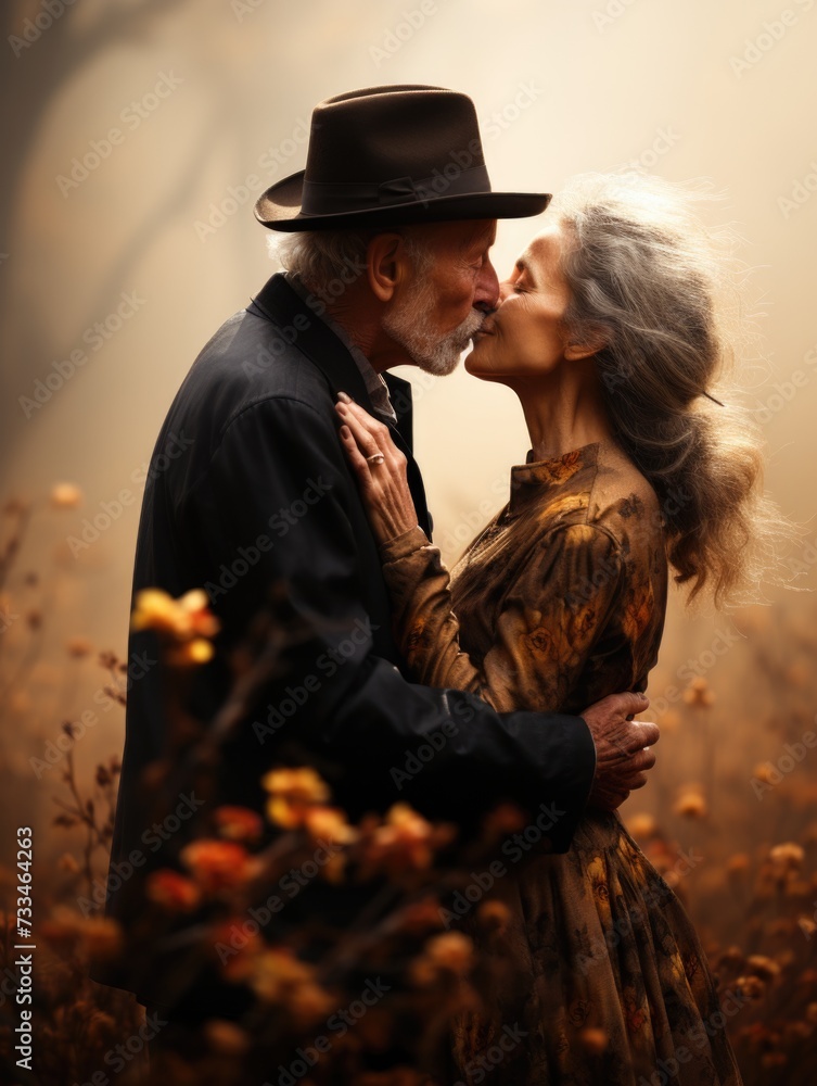 Old lovers, eternal love. The timeless love story of old lovers who ...