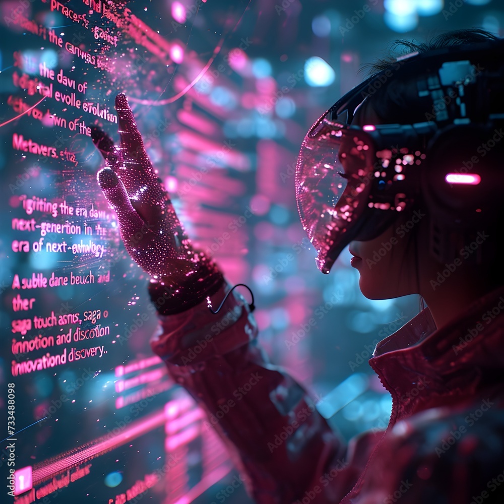 Programmer working on a program code in a software developing company ...