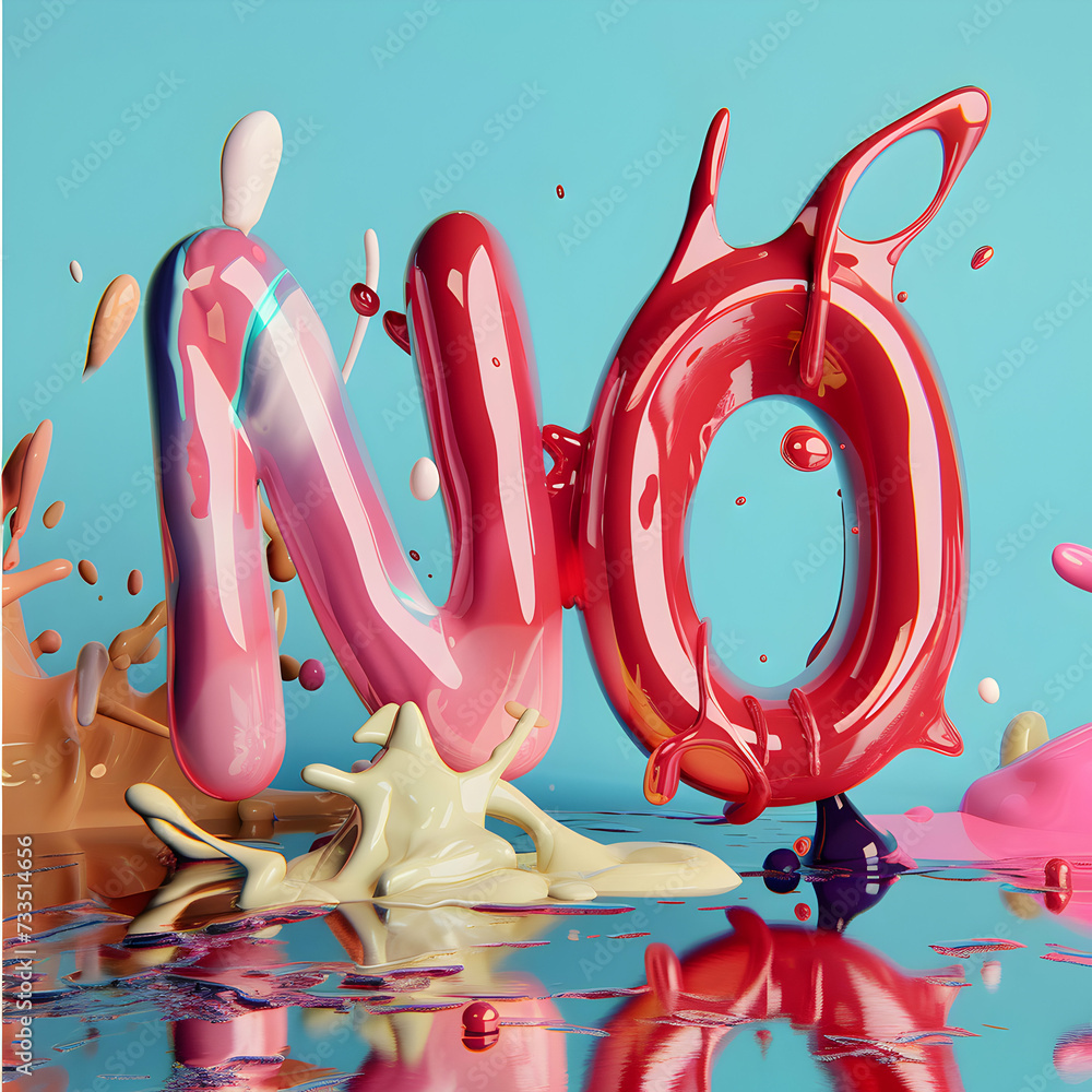 Liquid 3D font , Fresh colors Liquid 3D Design Spark Hot palette Shapes ...