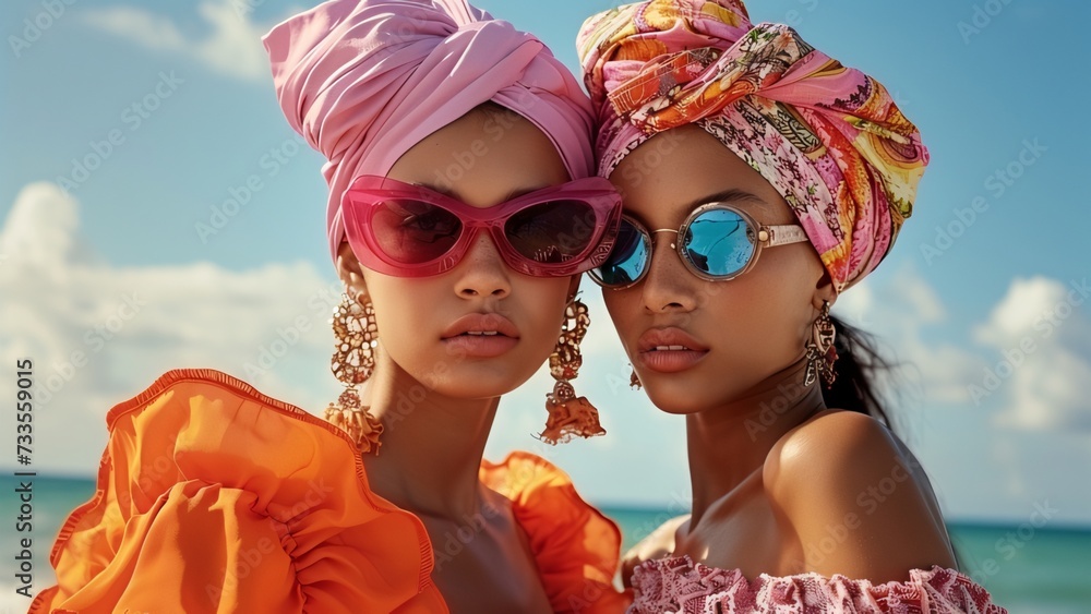 Carefree Summer Clothing Photoshoot With Stunning Lady Models: Vibrant ...