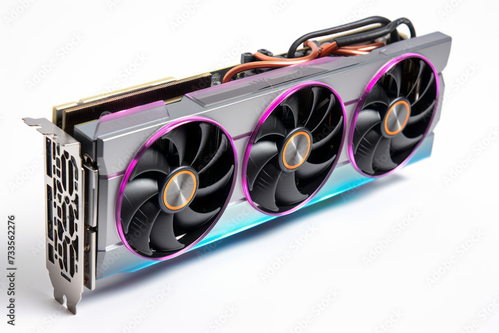 Close up of GPU Graphic card unit for PC computer technology Created ...