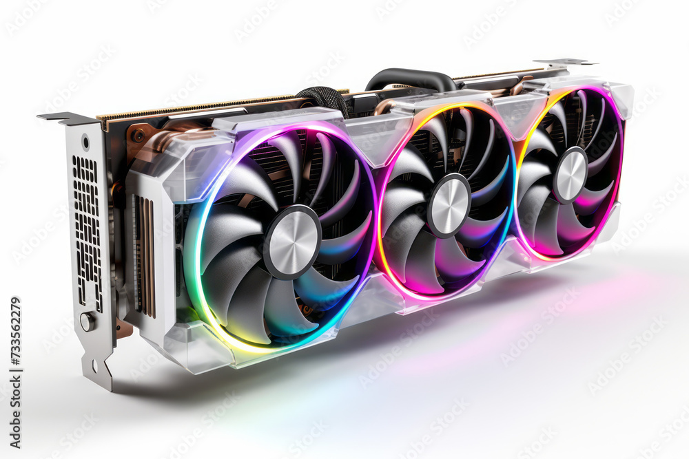 Close up of GPU Graphic card unit for PC computer technology Created ...