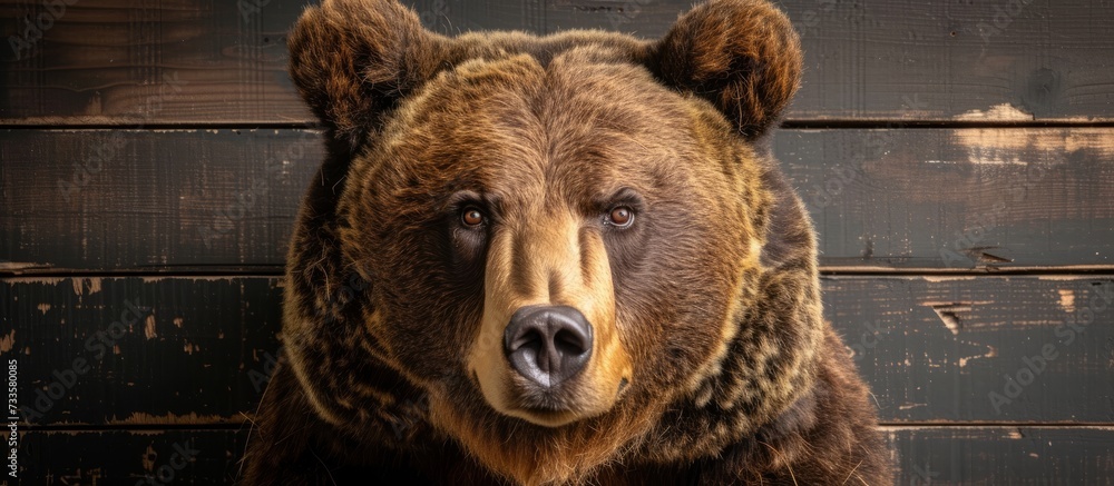 Stuffed Bear Head Mounted to Wall: A Unique Display of a Stuffed Bear ...