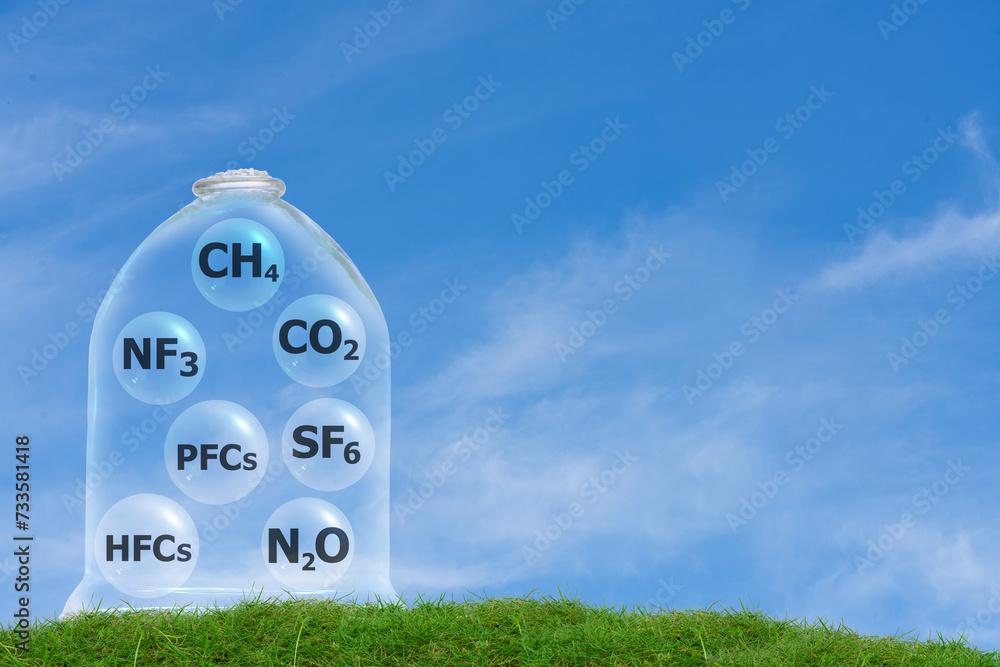 Capturing greenhouse gases such as carbon dioxide, methane and other ...