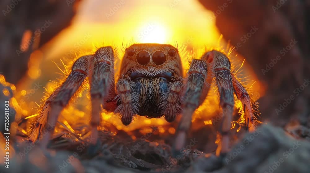 Spiders, fascinating little creatures, showcase the beauty of geometry ...