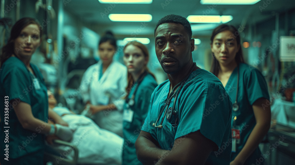 Emergency Room Diversity: A team of doctors and nurses from various ...