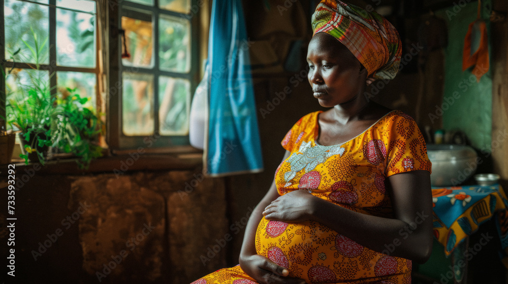 Rural Midwifery and Maternal Care: A midwife providing prenatal care to ...