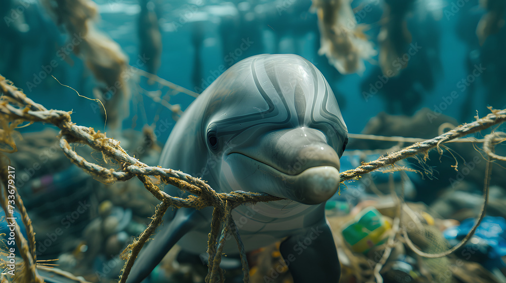 World Environment Day. Save the ocean from plastic pollution. Climate ...