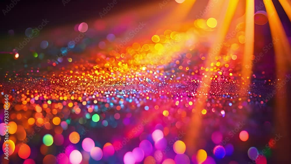 Light flair beams sunlight. Rainbow colors. Optical lens flare effect ...