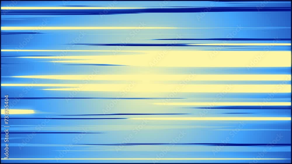 4K Fast speed glowing flashing lines streaks. Anime motion background ...