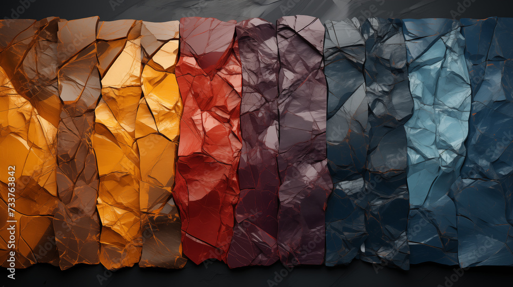 Crumpled Paper Texture Background with Brown Vintage Grunge Design ...
