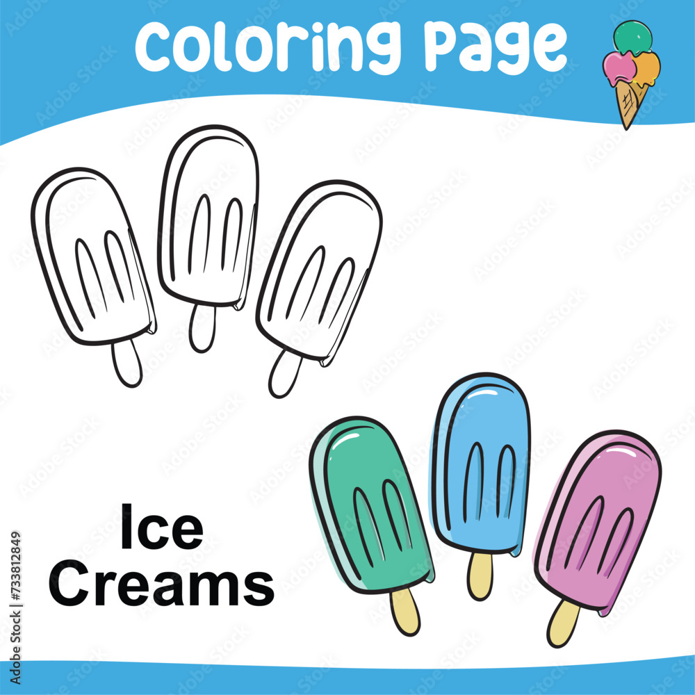 Coloring worksheet page. Coloring activity for children. Fun activity ...