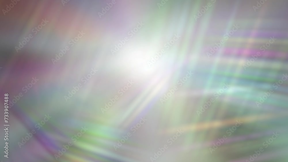 Vidéo Stock refracted prism light beams in rainbow colors for abstract ...