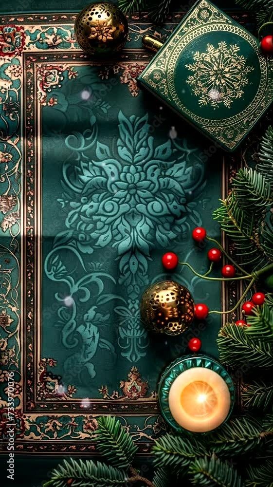 Vidéo Stock Eastern Enchantment: Arabic Lamps and Circular Arabesque ...