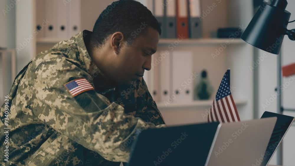 US army officer upset with military operation failure, working at ...