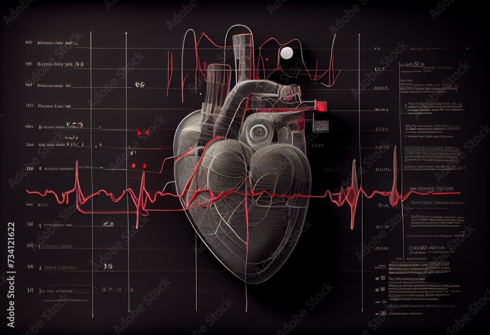 Extensive Anterolateral STEMI (ST-Elevation Myocardial Infarction) Acute - ECG Paper 12 Lead ...
