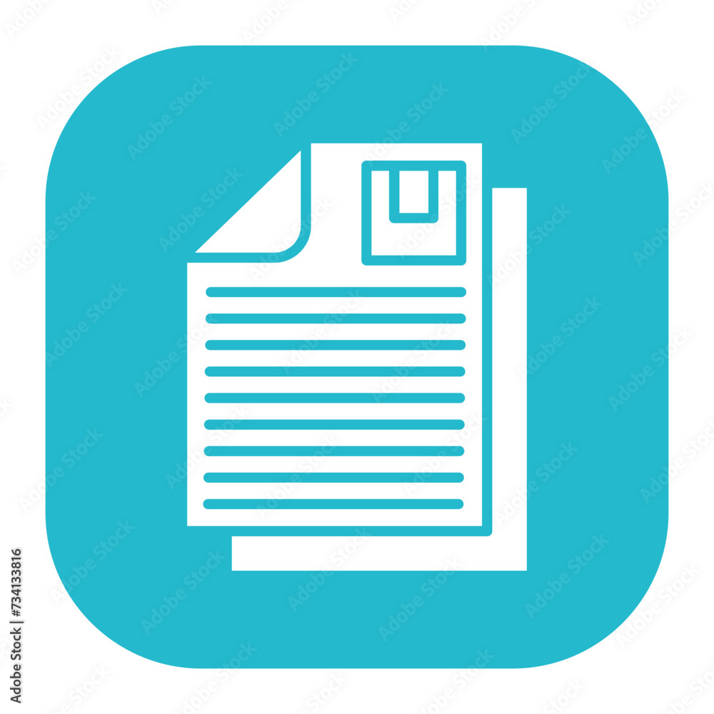 Delivery Note Icon Stock Vector | Adobe Stock