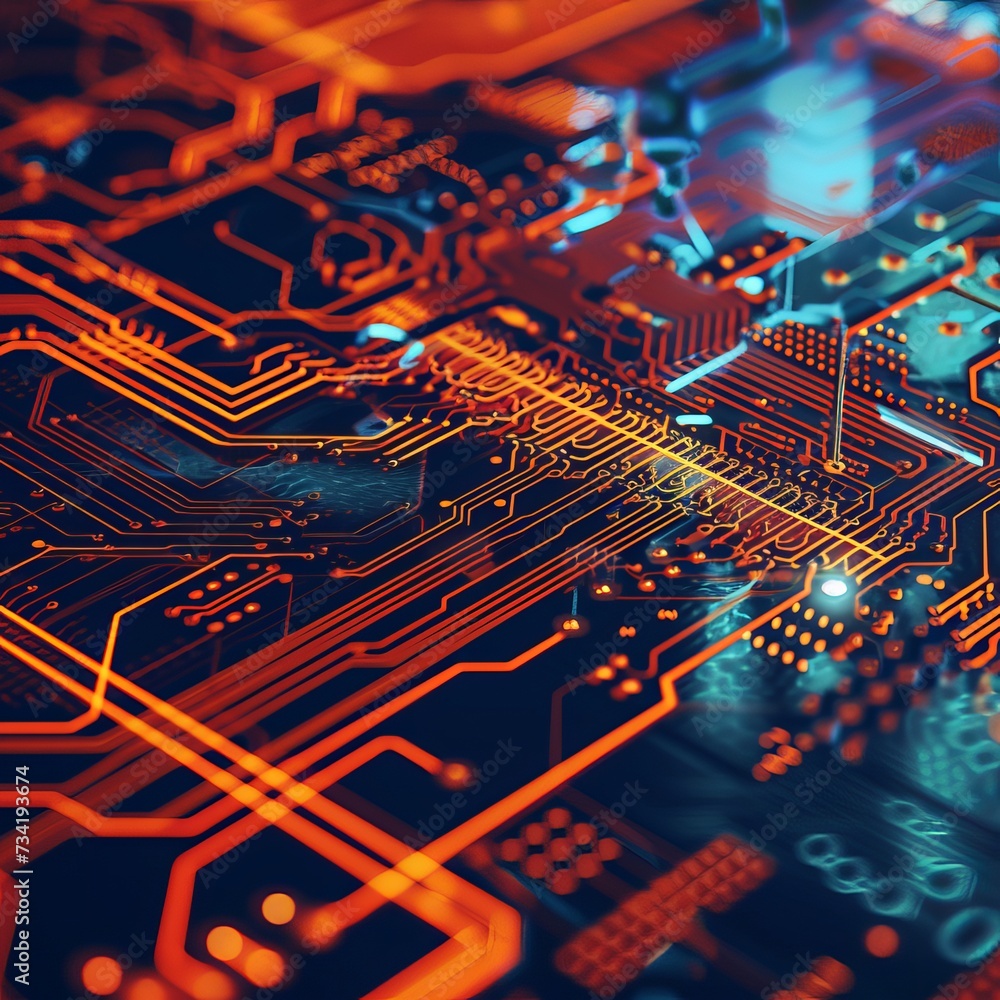 Visual showing a diagram of an electronic circuit. Details about the ...