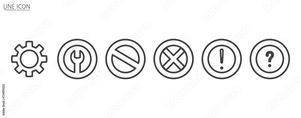 Corrupted file icon vector illustration. File error report icon set ...