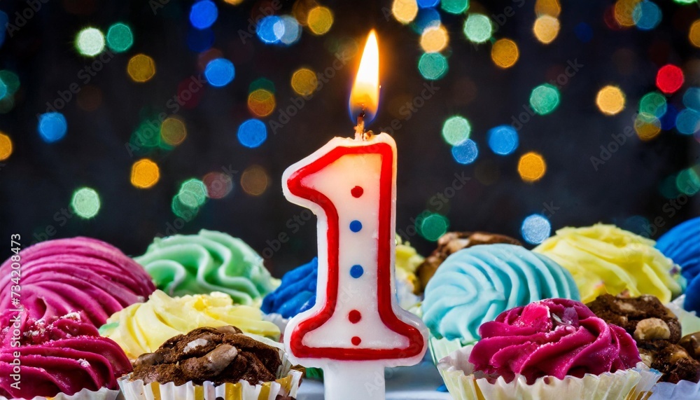 number 1 joyful greeting card for birthdays or anniversaries this image ...