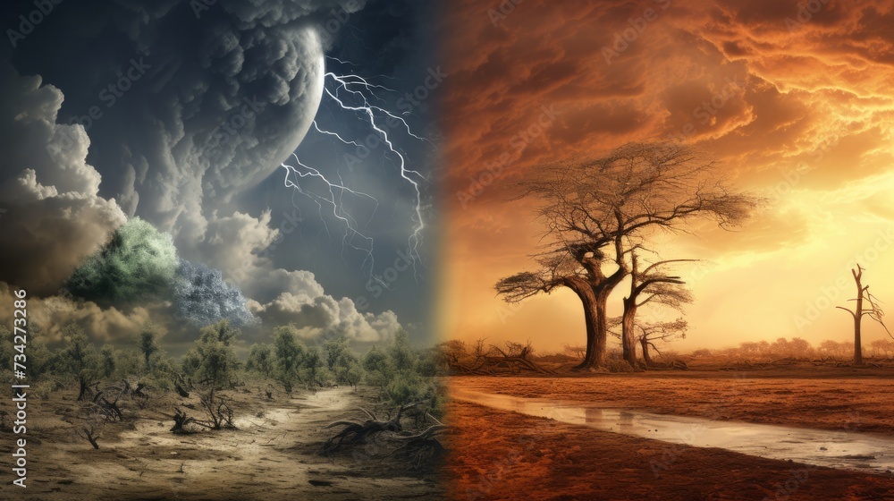 effects of climate change on weather patterns, including extreme events ...