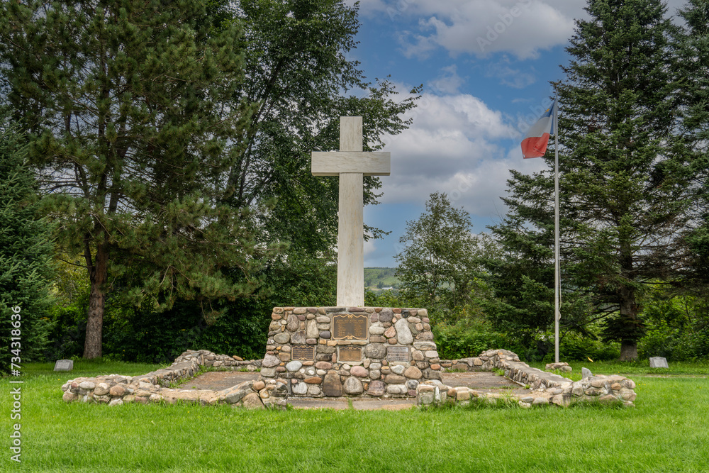 Acadian Landing Site, also known as the Acadian Cross Historic Shrine ...