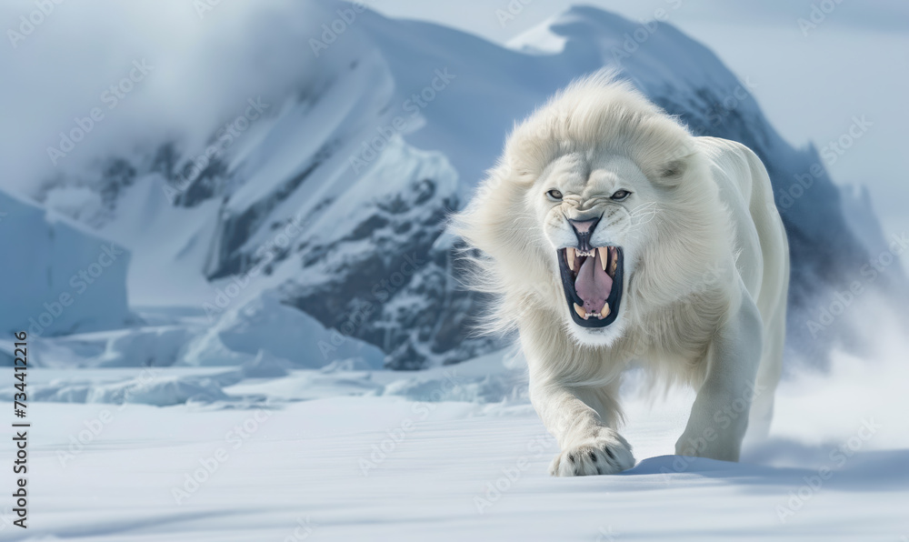 Lion A King And Divine Majesty. White Lion of Judah - Embodying ...