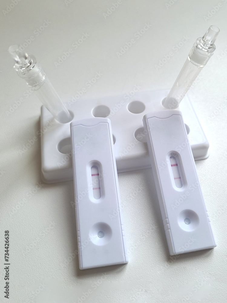 Diagnostics home test strip coronavirus Covid-19 rapid antigen test ...