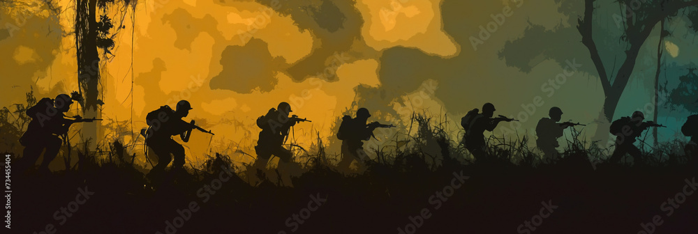 Vietnamese soldiers in Vietnam war - historical combat photography ...