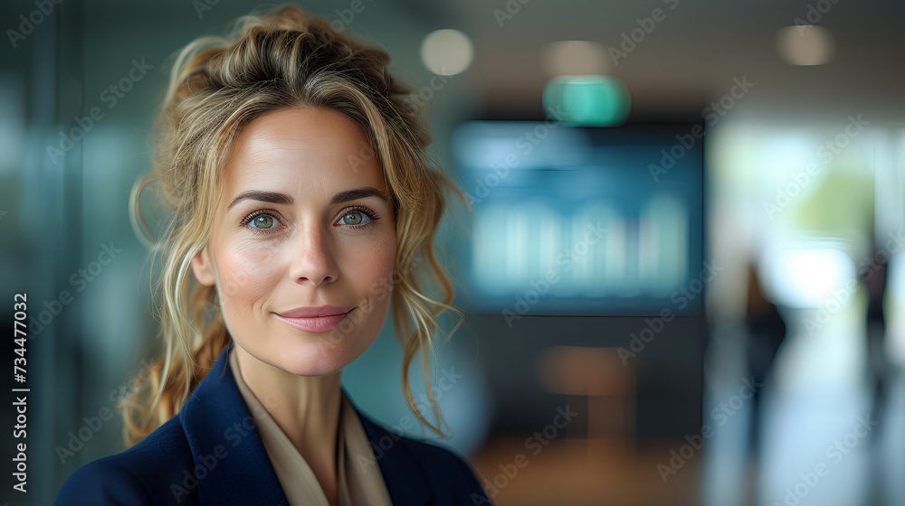 Female Executive - CEO or CFA - Infographic - charts and data analytics ...