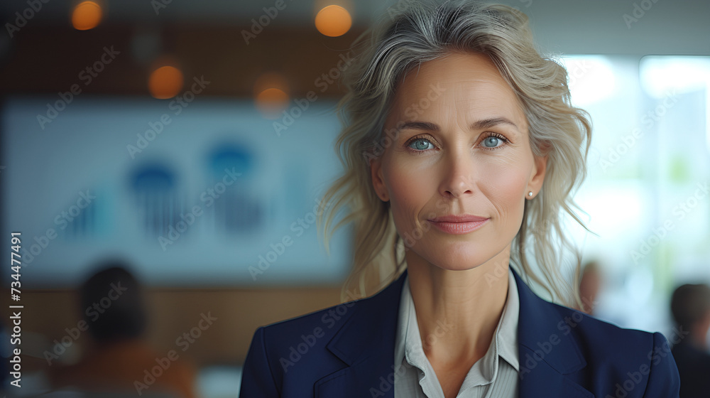 Female business executive - CEO - CFO - infographic and business ...