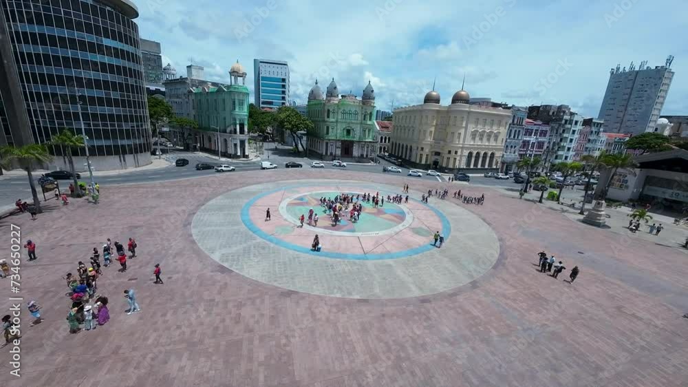 Ground Zero Square At Recife Pernambuco Brazil. Public Space Recife ...