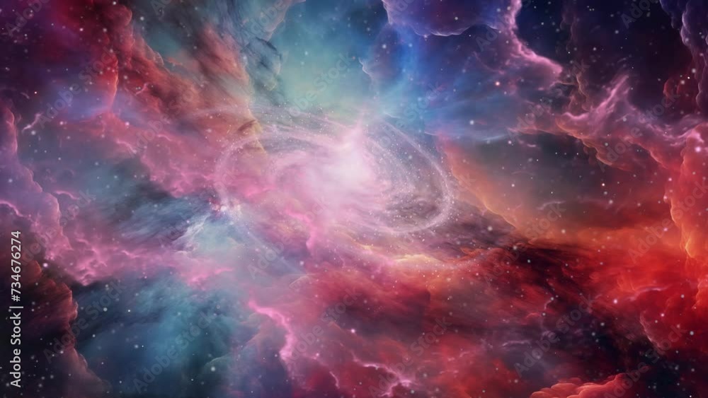 a mesmerizing astrophotography image of a galactic. background with ...