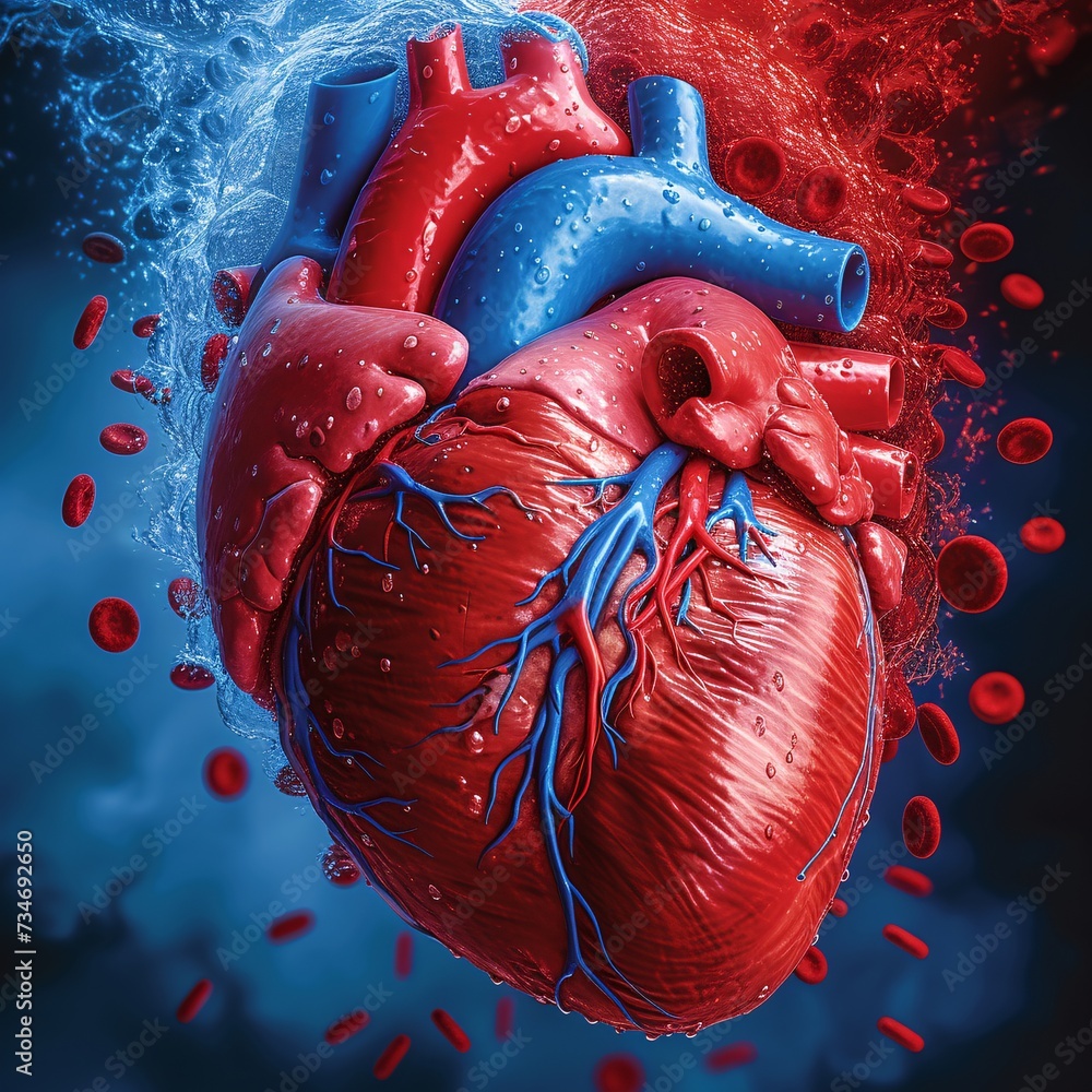 Heart of the Month: A Blood-Red Heart in a Blue Ocean Generative AI ...