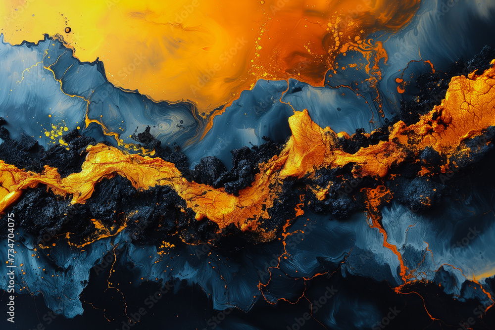 Halloween molten lava texture background. Burning fire coles concept of ...