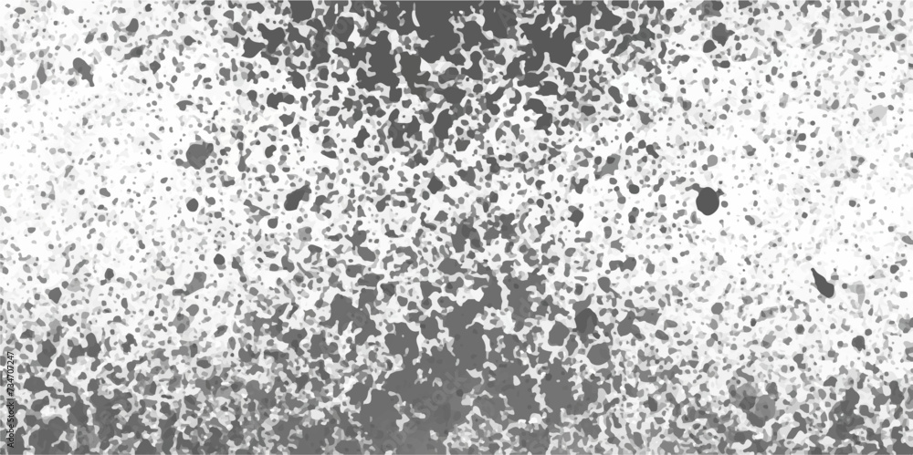 Abstract black and white blot paint splatter texture. Black paint ...