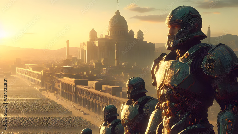 Modern Exoskeleton Warfare in Vast Roman Empire, A Cinematic Realism ...