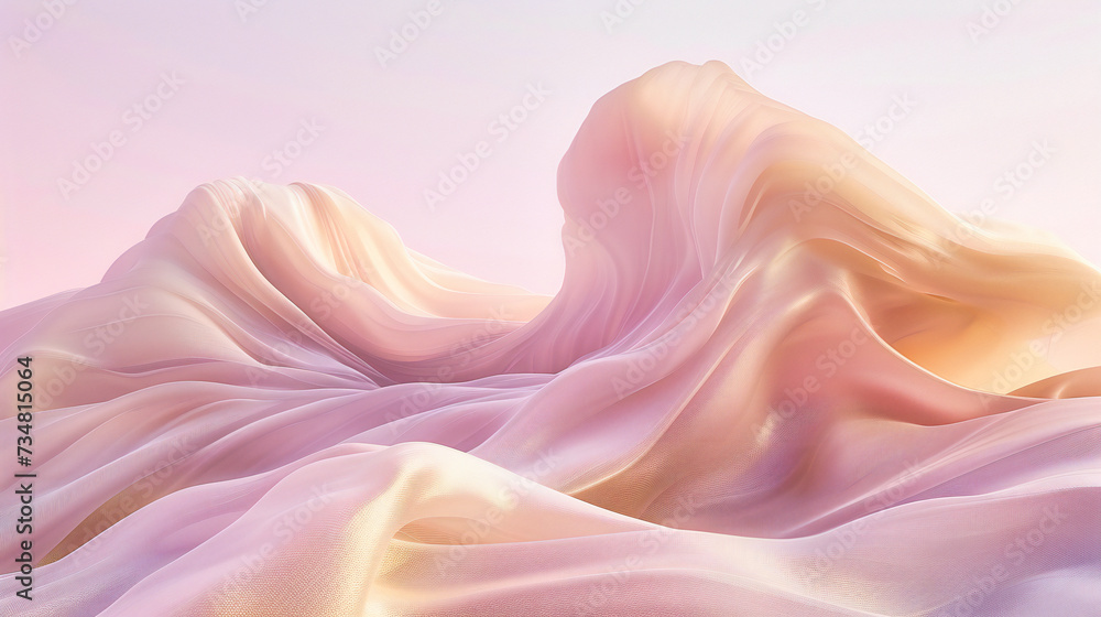 In a dance of colors and fluidity, an abstract realm unfolds, where the ...