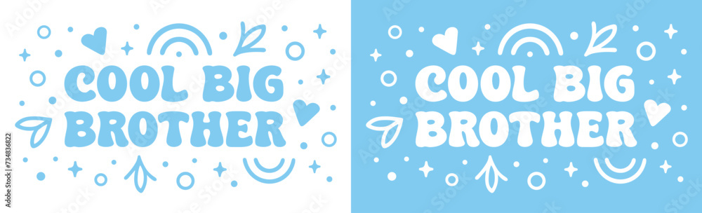 Cool big brother lettering print card. Brothers quotes for birthday ...