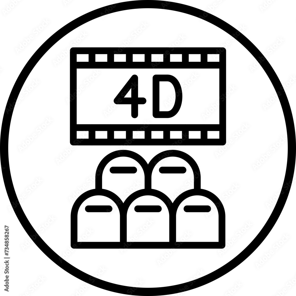 Cinema 4D Icon Style Stock Vector | Adobe Stock