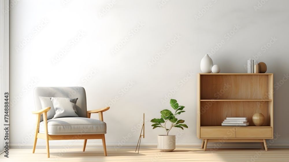 home beautiful interior template mockup living room design background ...