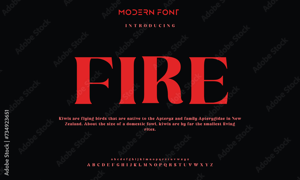 Sans serif typography font vector. Modern clean elegant character set ...