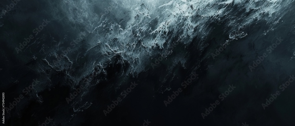 Dark, brooding background with a spectrum of black, forming angular ...