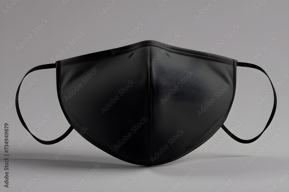 empty blank mockup face mask corvid 19 safety mask medical mask black ...