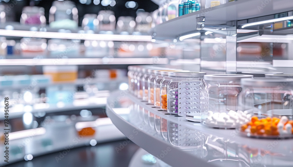 A pharmacy of the future where pharmacists use 3D printing technology ...