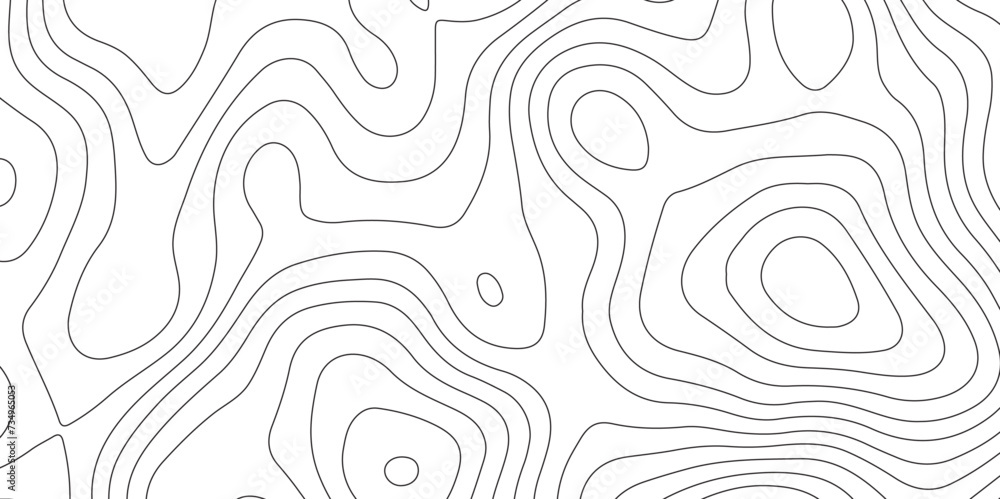 Abstract background of the topographic contours map with geographic ...