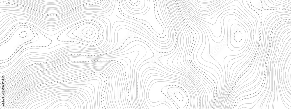 White paper wave curve relief geometric wave grid doted line background ...