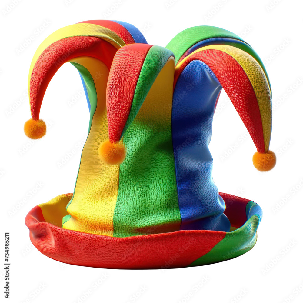 Colorful clown hat ,April Fool's Day, Haha,funny jokes,funny,3D ...
